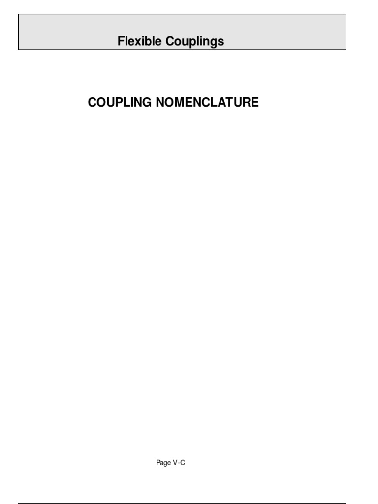 Coupling Nomenclature | PDF | Rotation Around A Fixed Axis | Gear