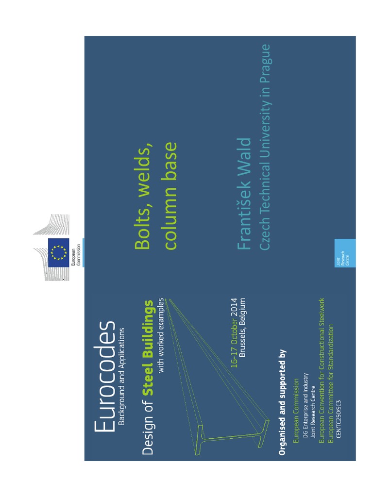 06 Eurocodes Steel Workshop WALD | PDF | Screw | Nut (Hardware)