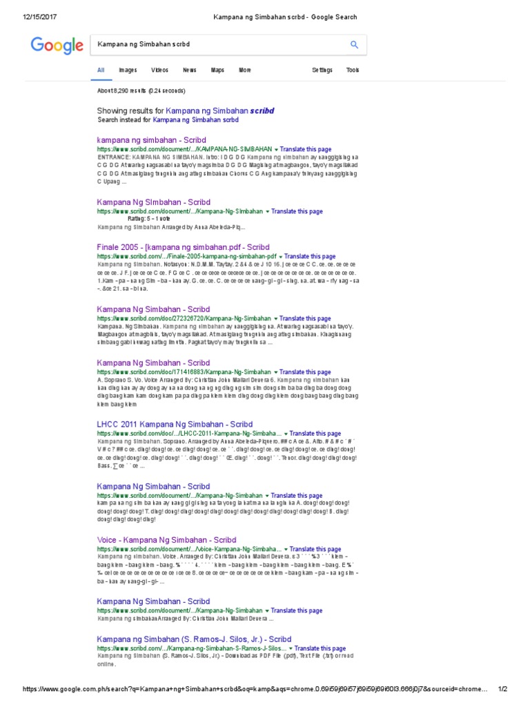 Kampana NG Simbahan SCRBD - Google Search | PDF Kampana NG Simbahan SCRBD - Google Search | PDF