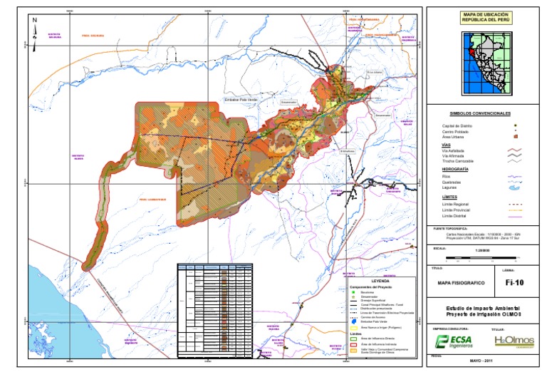 10 - Mapa Fisiografico Olmos | PDF