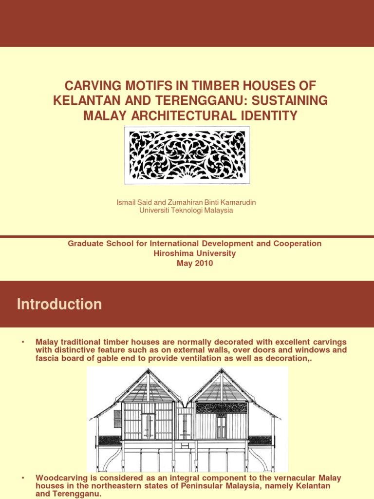 Carving Motifs in Timber Houses of Kelantan and Terengganu | PDF | Door ...