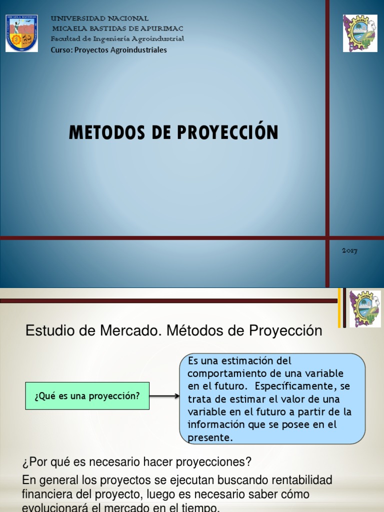 Metodos de Proyeccion | PDF | Análisis de regresión | Regresión lineal