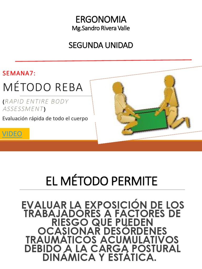 Metodo REBA PDF | PDF