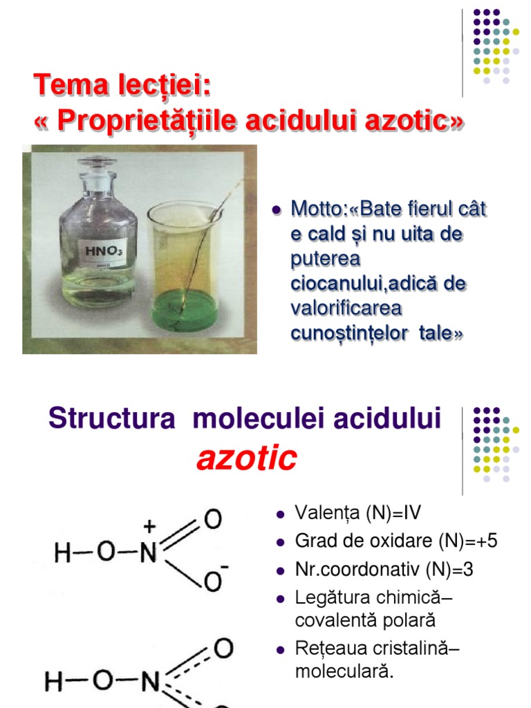Acidul Azotic | PDF