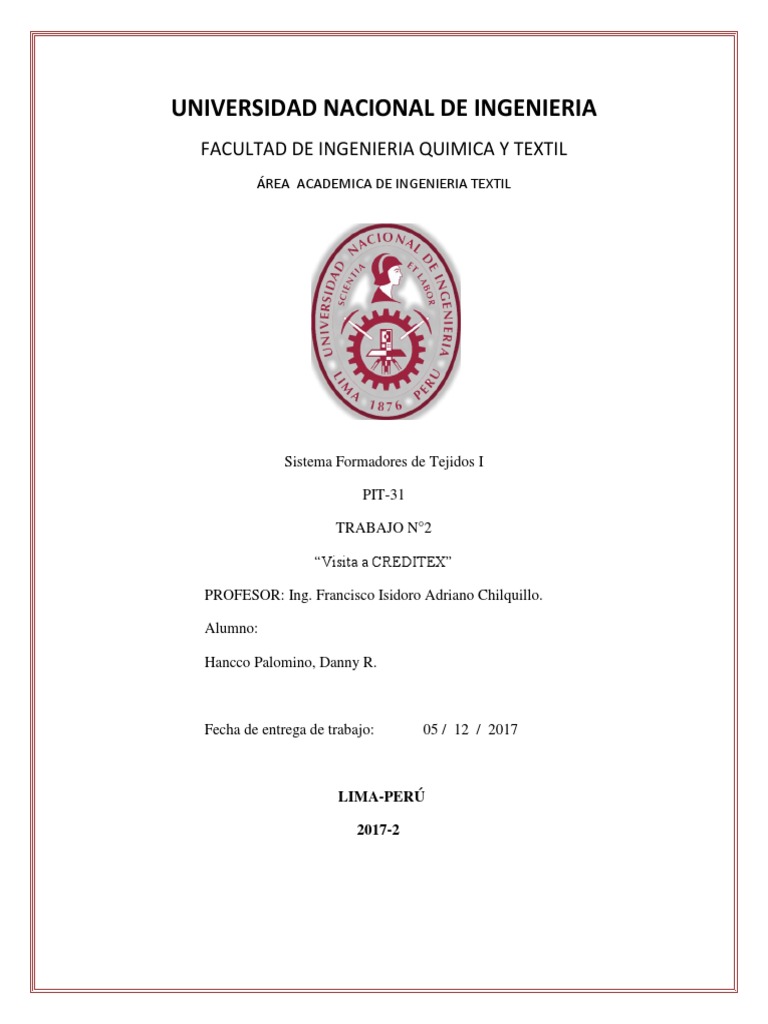 Caratula de Tejidos e Indice | PDF