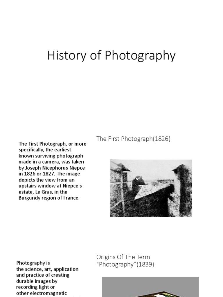 History of Photography | PDF | Camera | Imaging