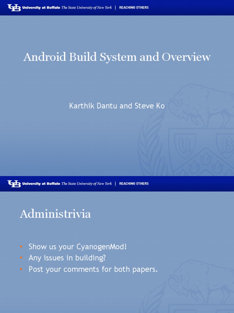 05 Android Build System Overview Pdf Android Operating System Areas Of Computer Science