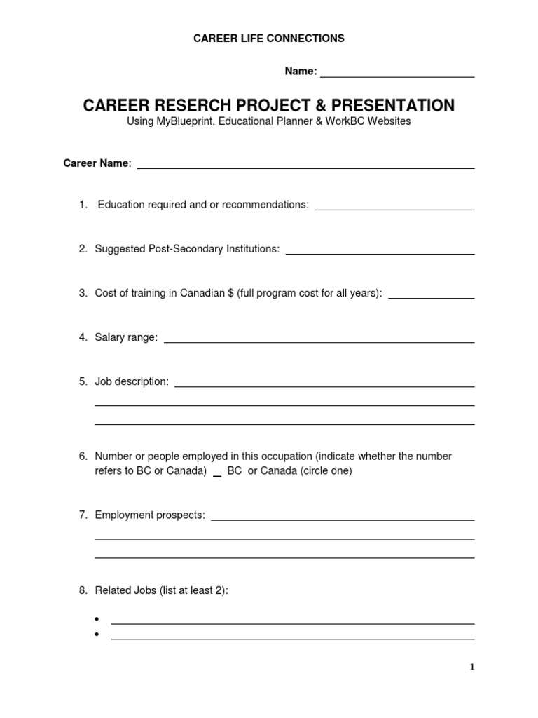 Career Reserch Project Presentation CLC 11 | PDF | Clothing | Cognition