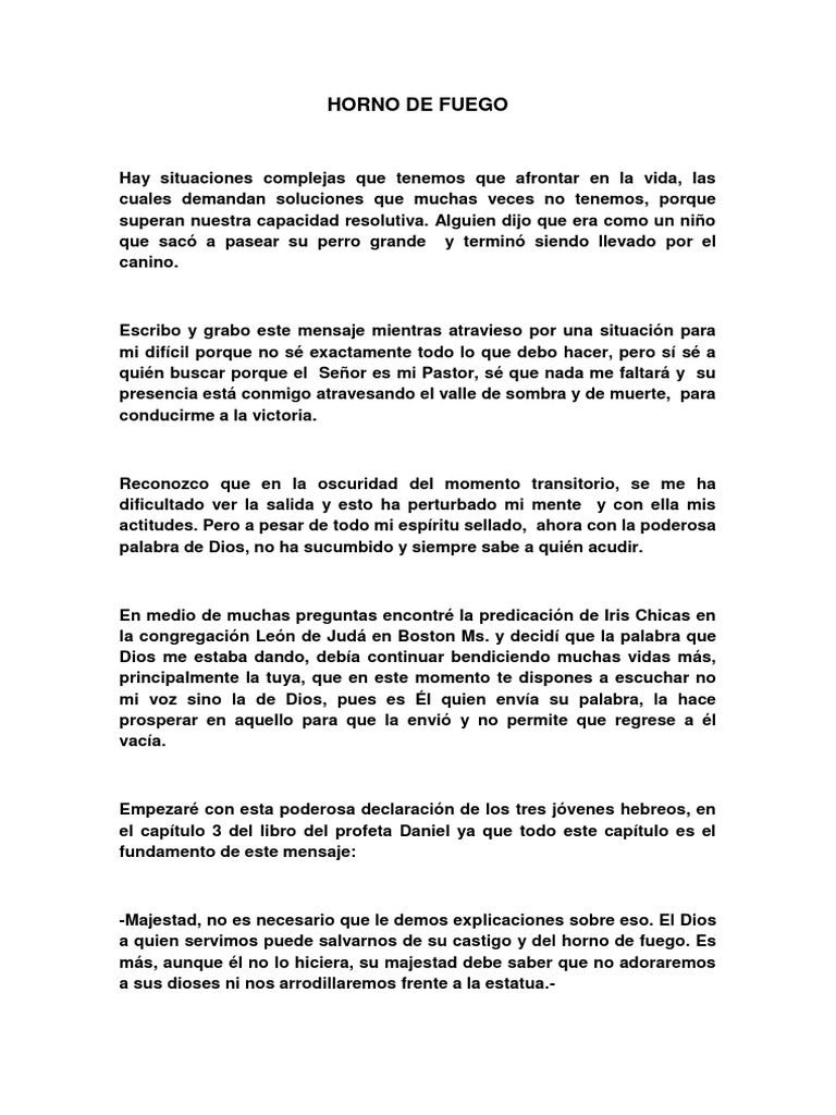 Horno de Fuego | PDF | Cristo (título) | Jesús