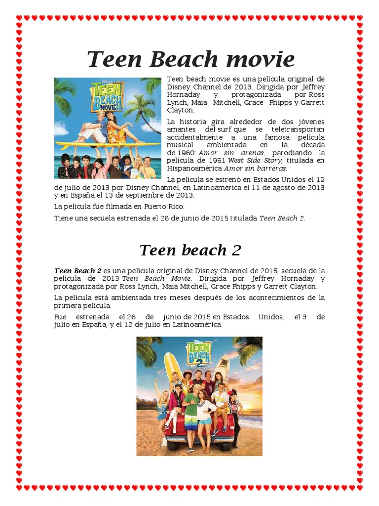 Teen Beach Movie | PDF