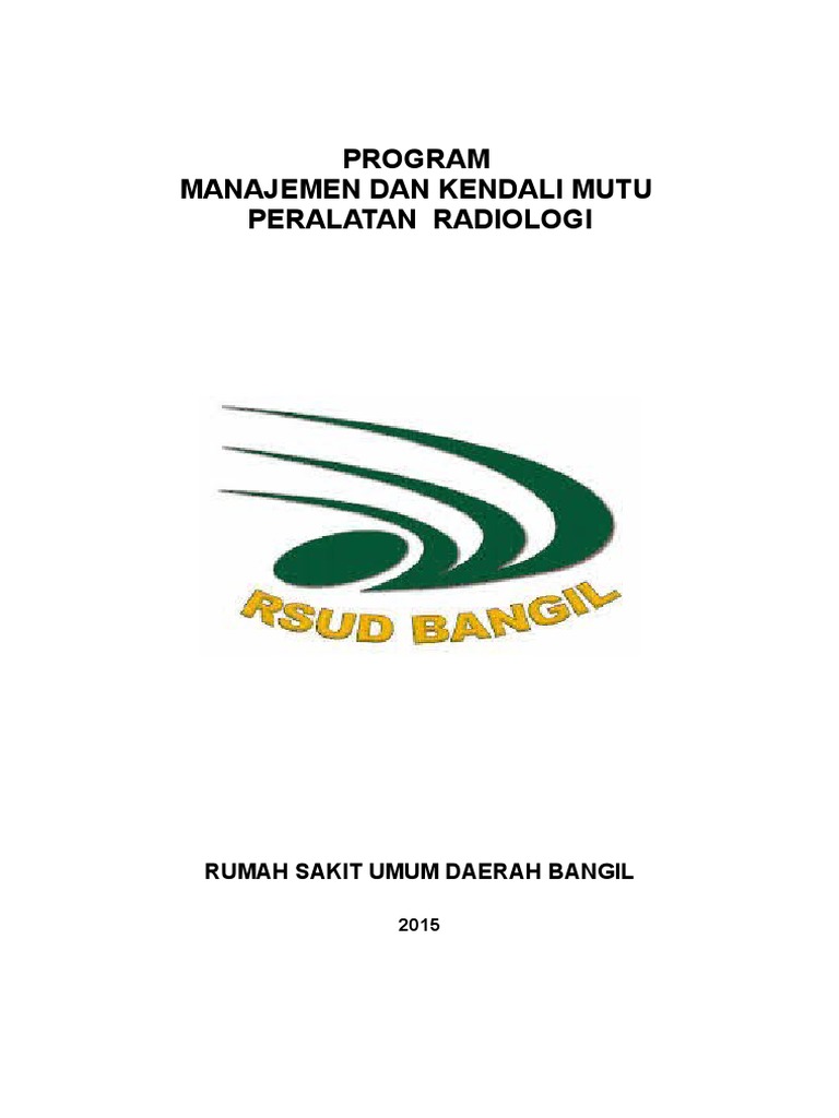 AP.6.8. Program Kontrol Mutu Radiologi RIKO | PDF