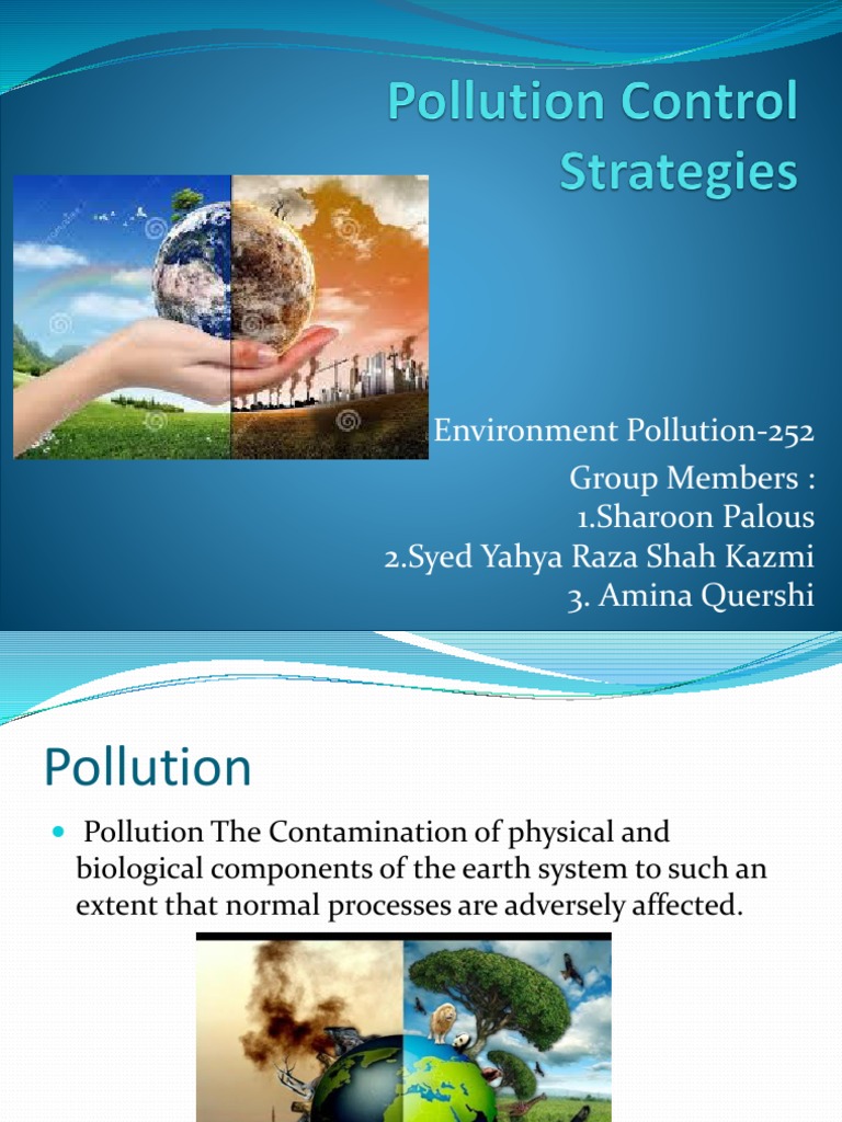 Pollution Control Strategies | PDF | Pollution | Environmental Protection