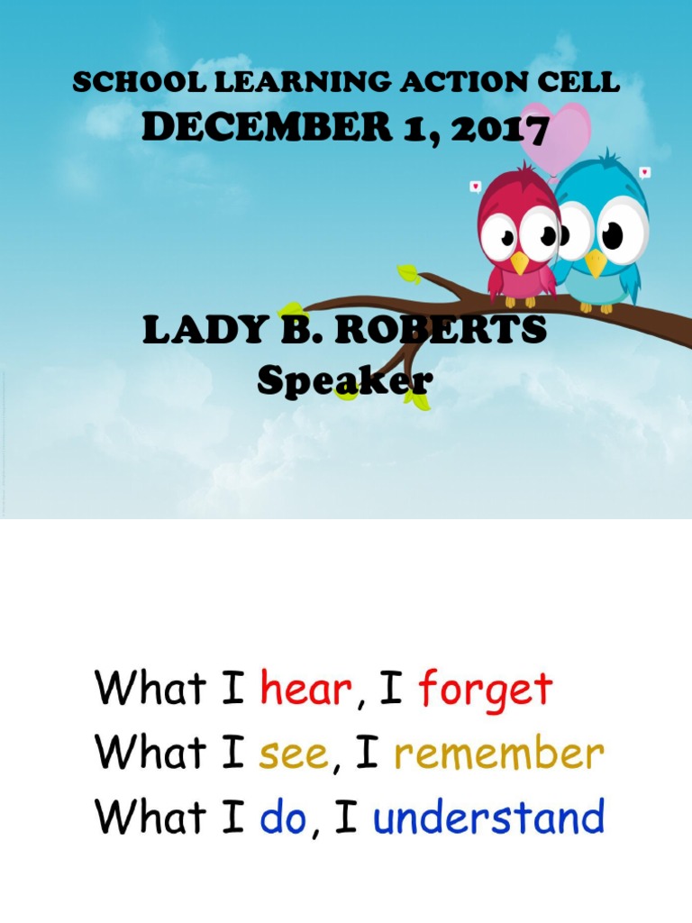 SLAC | PDF | Learning | Motivation