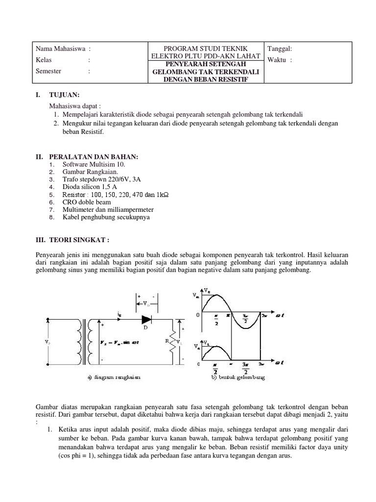 Labsheet ELDA Baru | PDF