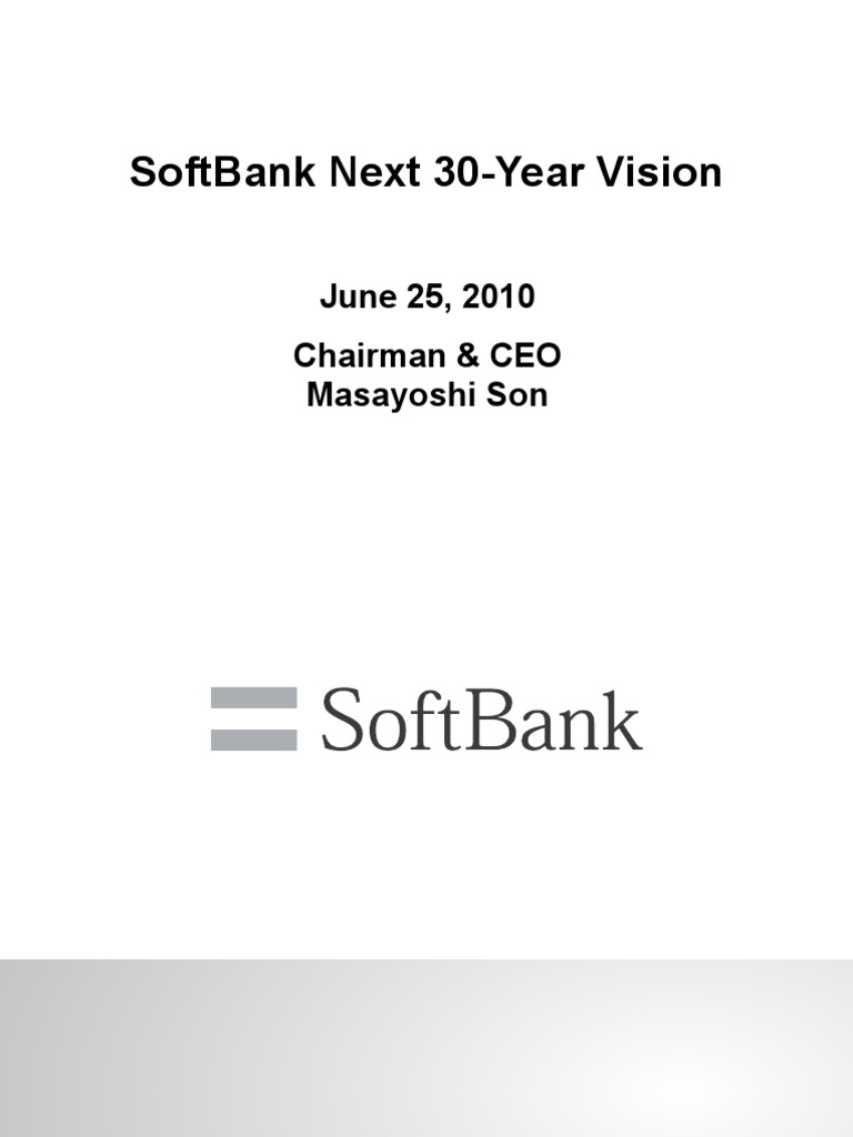 Softbank Next 30-Year Vision PDF | PDF | Virtual Reality | Augmented ...