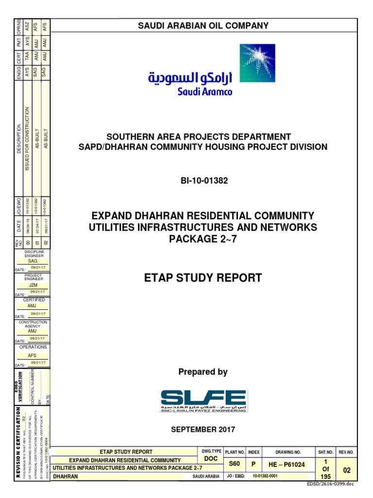 Hep 61024 ETAP Study Report | PDF | Electrical Substation | Electrical ...