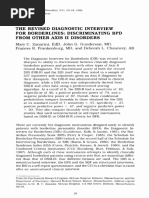 Msi BPD Borderline Personality Disorder Assessment Blank Form | PDF ...