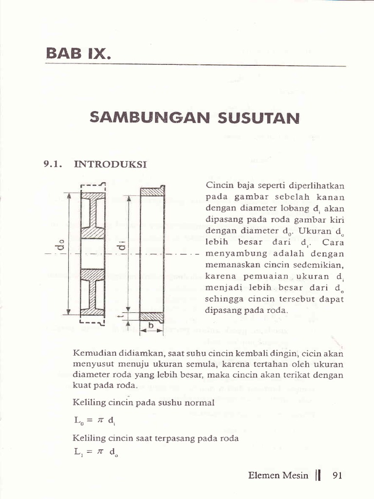 Sambungan Susut | PDF