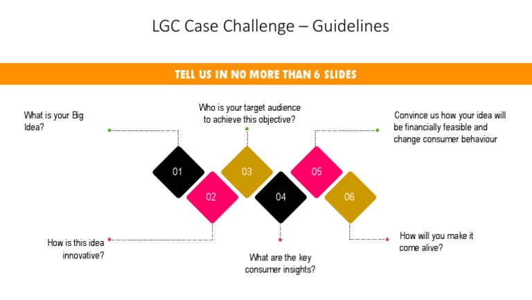 LGC Case Challenge - Guidelines: Tell Us in No More Than 6 Slides | PDF