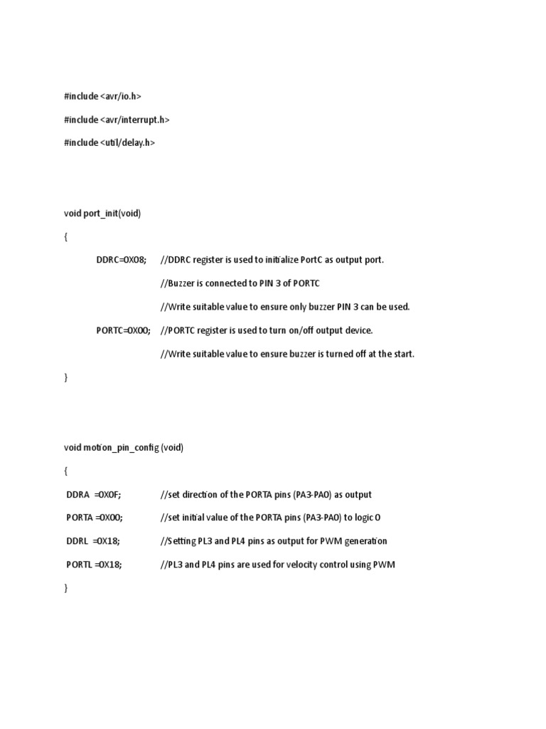AVR Atmega2560 Input Output Peripherals | Download Free PDF | Electronic Engineering | Computer ...
