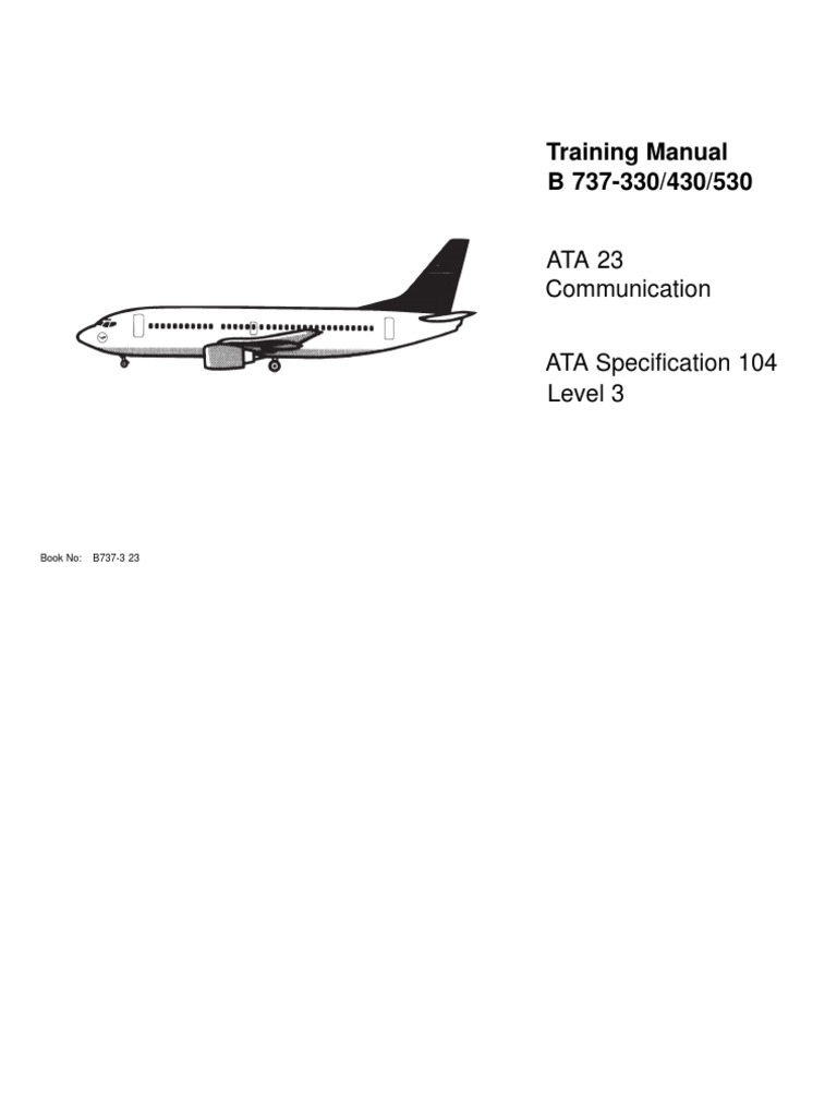 Ata 23 737 | PDF | Switch | Microphone