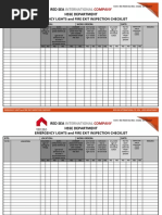 Smoke Detector Monthly Inspection Checklist | PDF