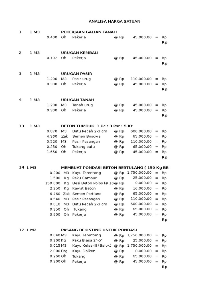 RAB Tiang Telkom | PDF
