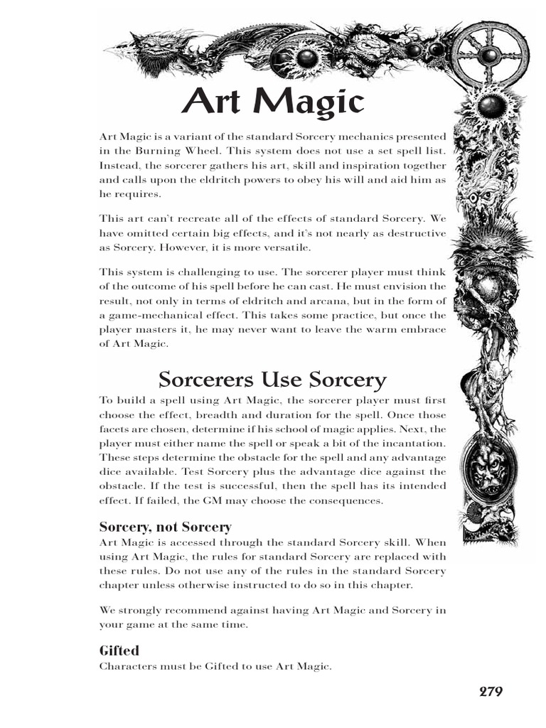 BW Codex - Art Magic | PDF | Magic (Paranormal) | Magician (Fantasy)