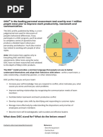 Printable DISC Personality Test | PDF | Psychological Concepts | Psychology