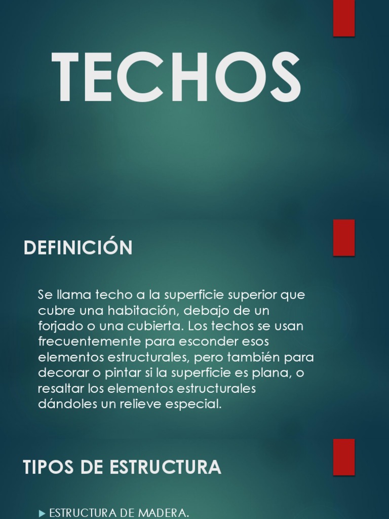 TECHOS | PDF | Concreto reforzado | Hormigón