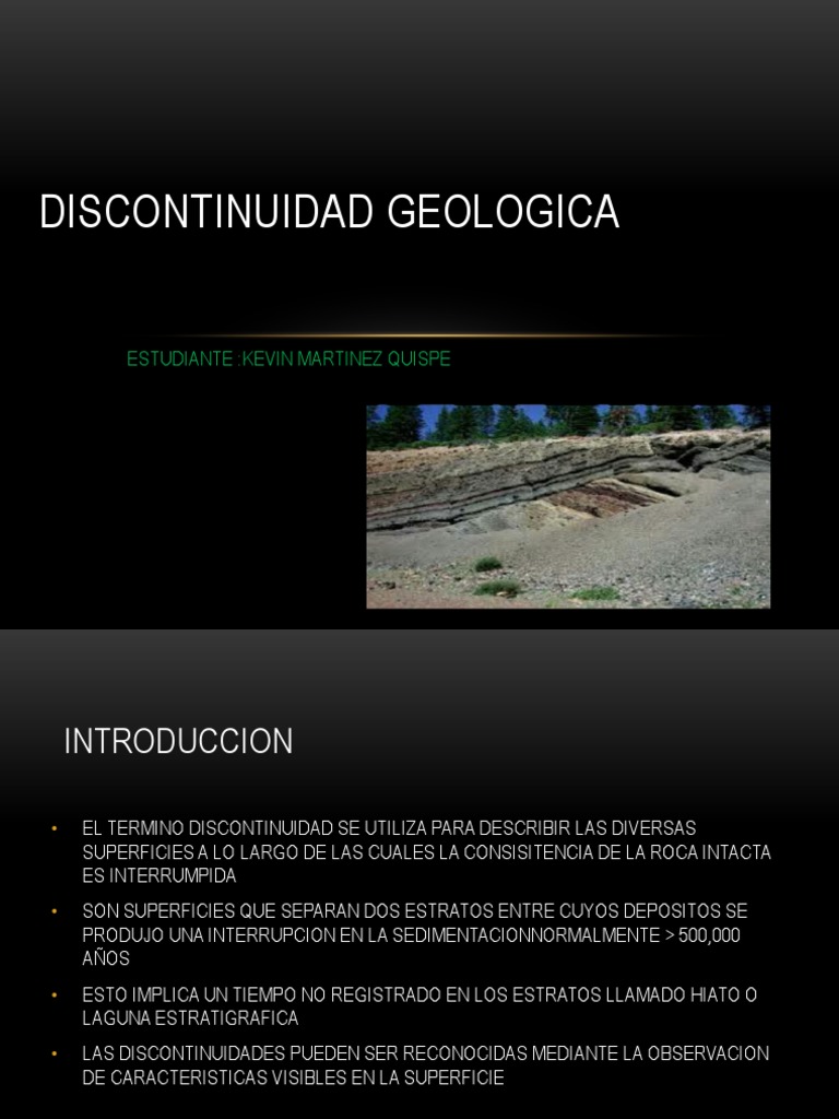 Discontinuidad Geologica | PDF