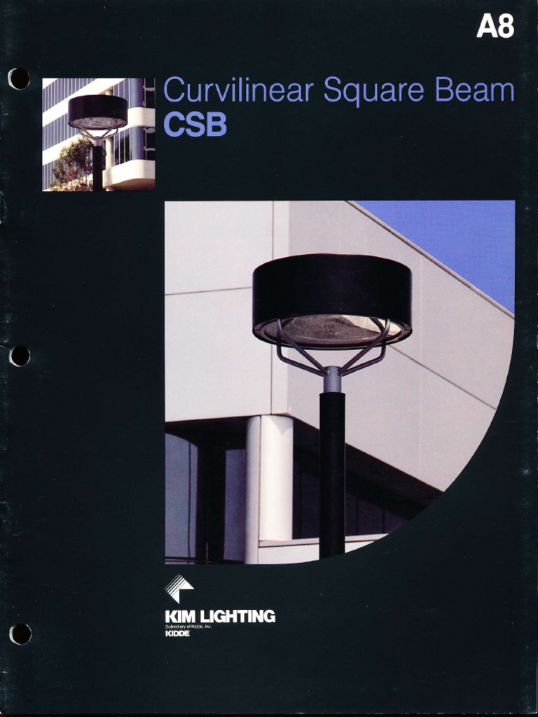 Kim Lighting CSB Curvilinear Square Beam Brochure 1984 | PDF | Nature