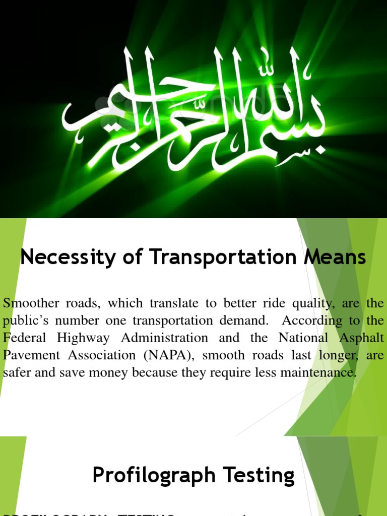 Profilograph Presentation | PDF