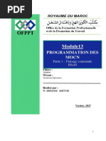 Programmation CNC pour Génie Mécanique | PDF | Machine-outil à commande ...
