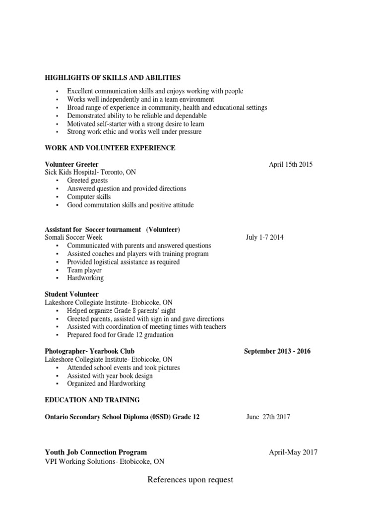 Resume2017 Ayanwarsame Docx 1 2 | PDF