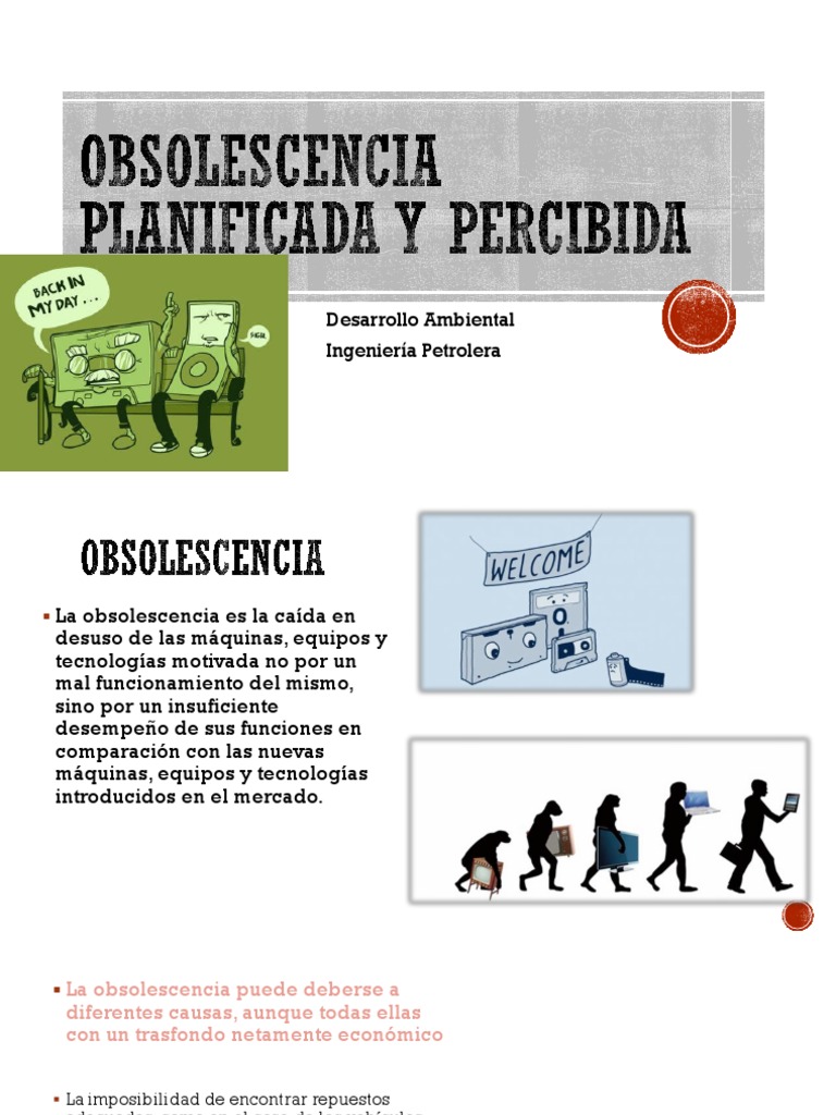 Obsolescencia Planificada y Percibida | PDF | Ciencias económicas ...