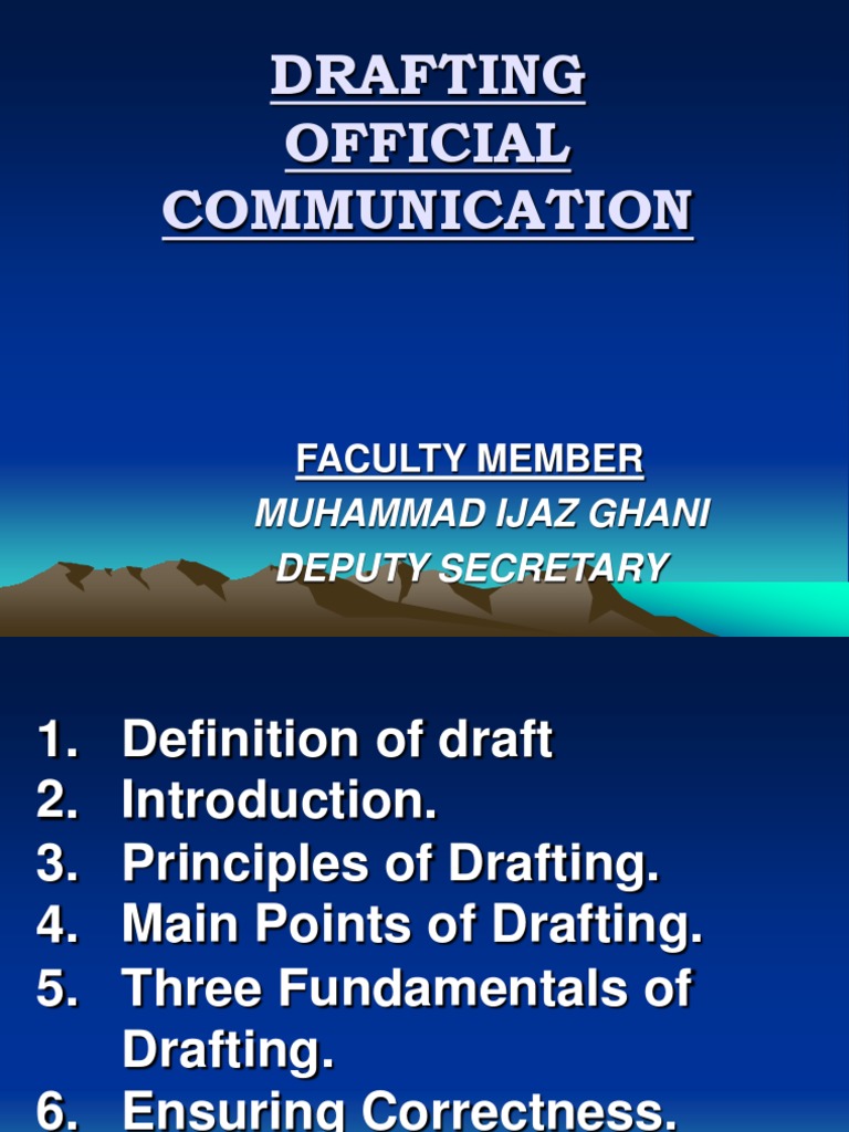 Essentials of Effective Drafting | PDF | Mail | Cognitive Science