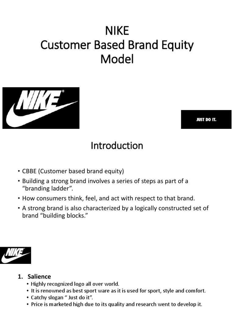 Nike Customer Based Brand Equity Model | PDF