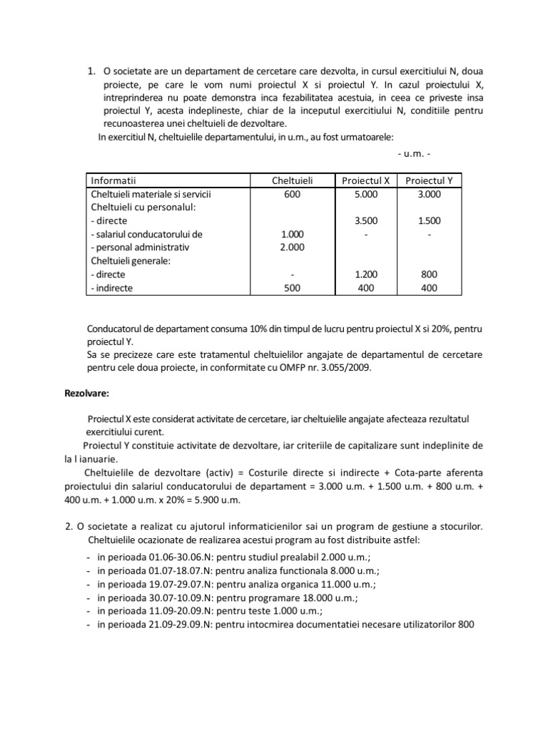 502 Probleme Rezolvate Contabilitate | PDF
