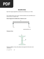 Lifting Lug Calculations | PDF | Bending | Stress (Mechanics)