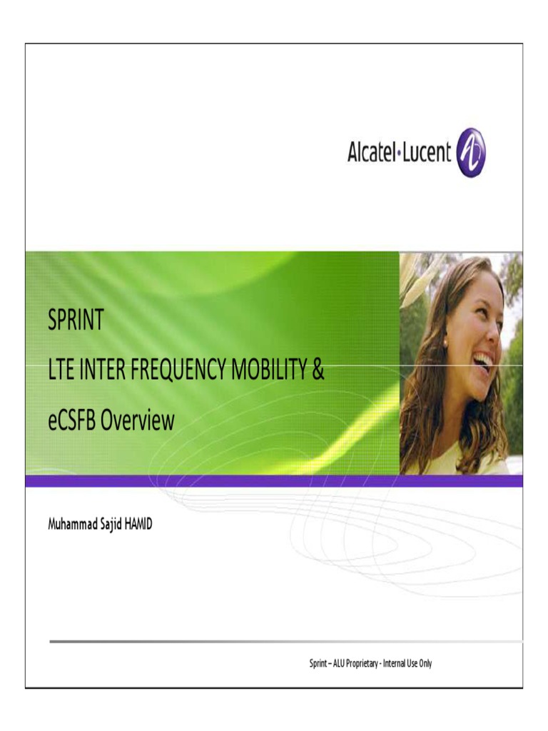 Sprint LTE Mobility & eCSFB Guide | PDF | Sprint Corporation | Lte ...
