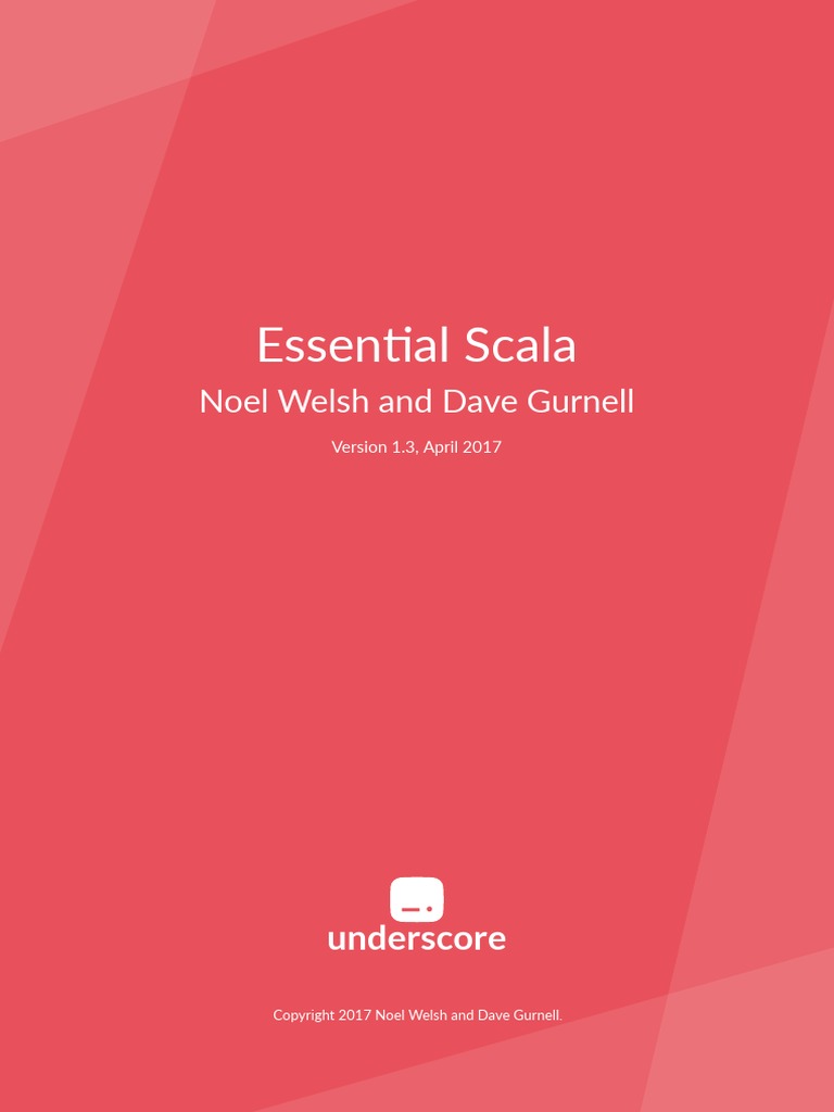 Essential Scala | PDF | Scala (Programming Language) | Data Type