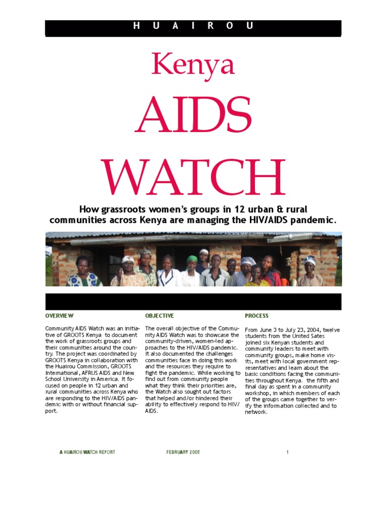 Grassroots Women's Response to HIV/AIDS in Kenya | PDF | Kenya | Hiv/Aids