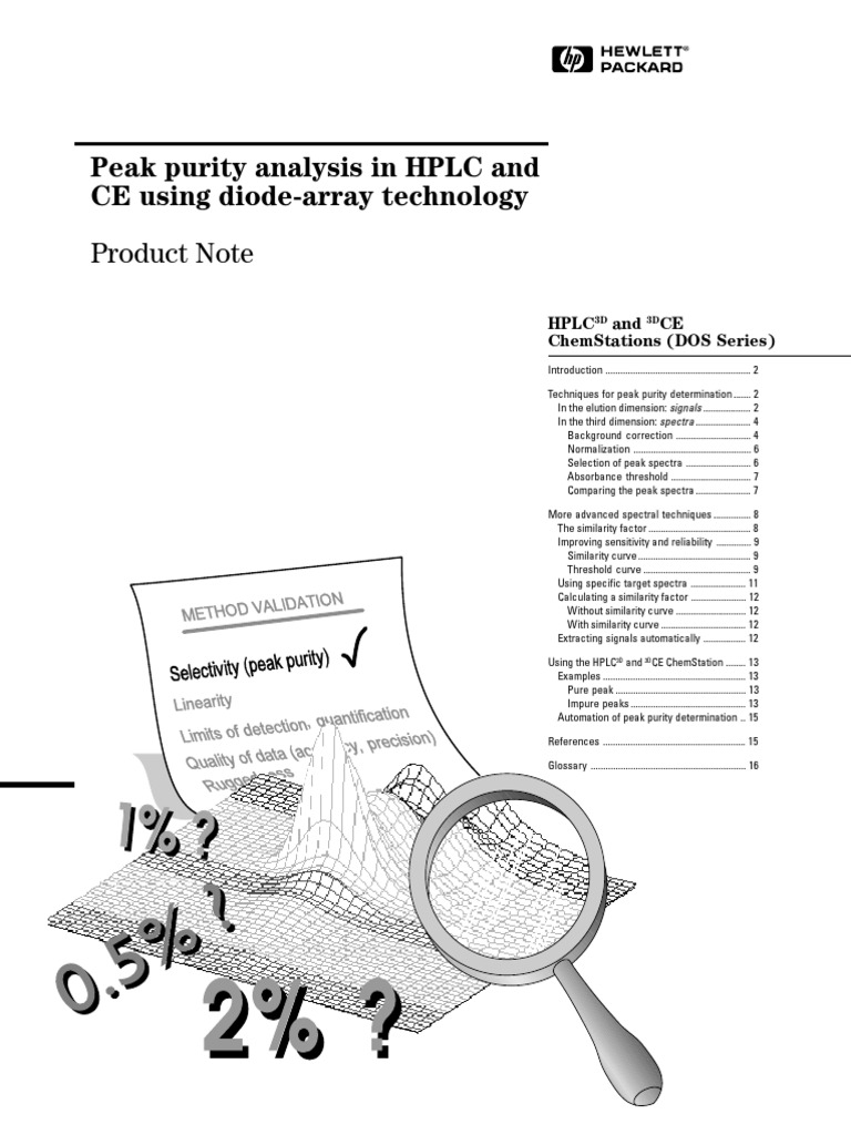 Peak Purity 2 | PDF | Spectrum | Electromagnetic Spectrum