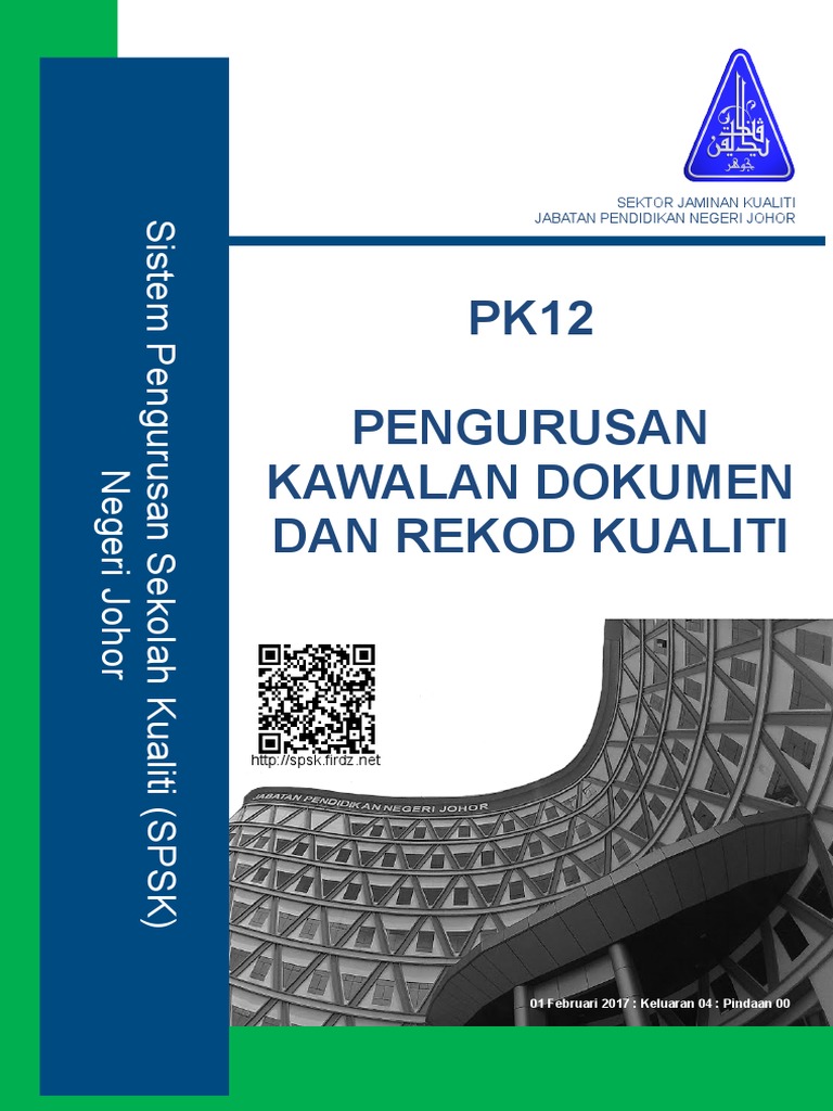 Pk12 Pengurusan Kawalan Dokumen Dan Rekod Kualiti 1 | PDF
