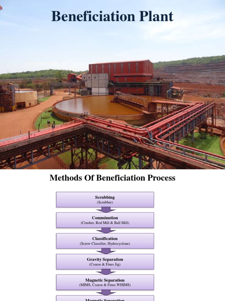 Beneficiation Plant Process Overview | PDF | Industrial Processes ...