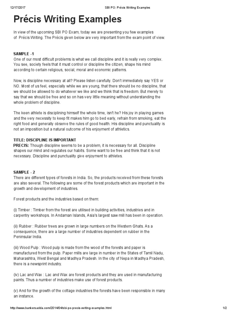 Précis Writing Examples | Malaria | Mosquito