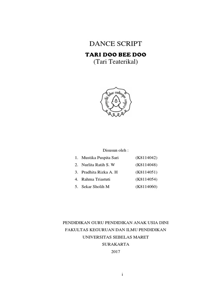 Dance Script Tari Teaterikal (Tari Drama) | PDF