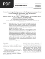 Gufoni Maneuver for Lateral Canal BPPV | PDF | Nervous System ...