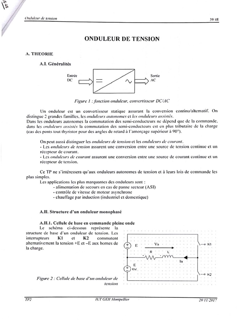 Poly TP Onduleur Psim TEXT | PDF | Résonance | Distorsion (électronique)